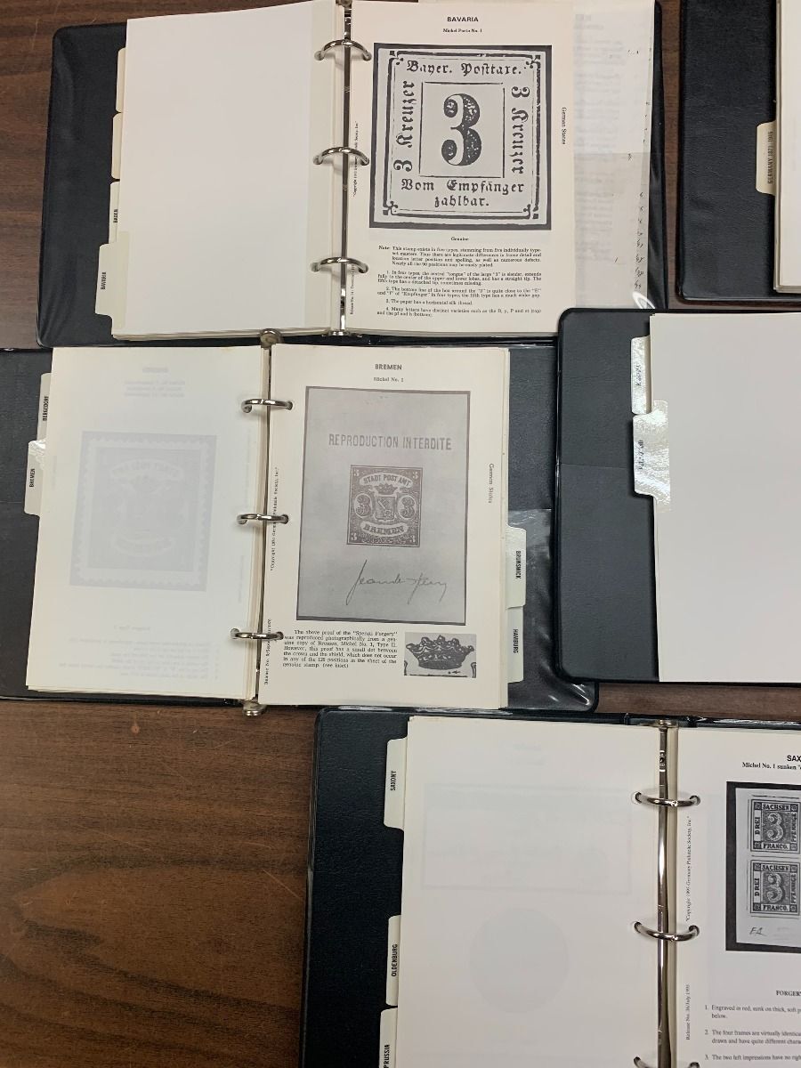 Germany – 14 Volumes of Reference Manuals of Forgeries – 422452 ...