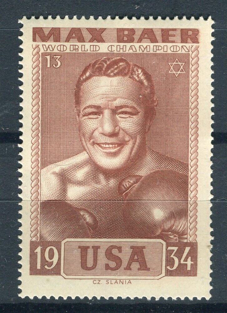 USA; 1960s MINT Boxing Champions Local Cinderella Poster Stamp, Baer ...