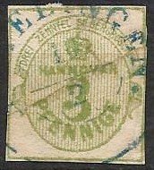 Hanover SC# 25 Note diagonal silk threads.....Cat Val $60 | Europe ...