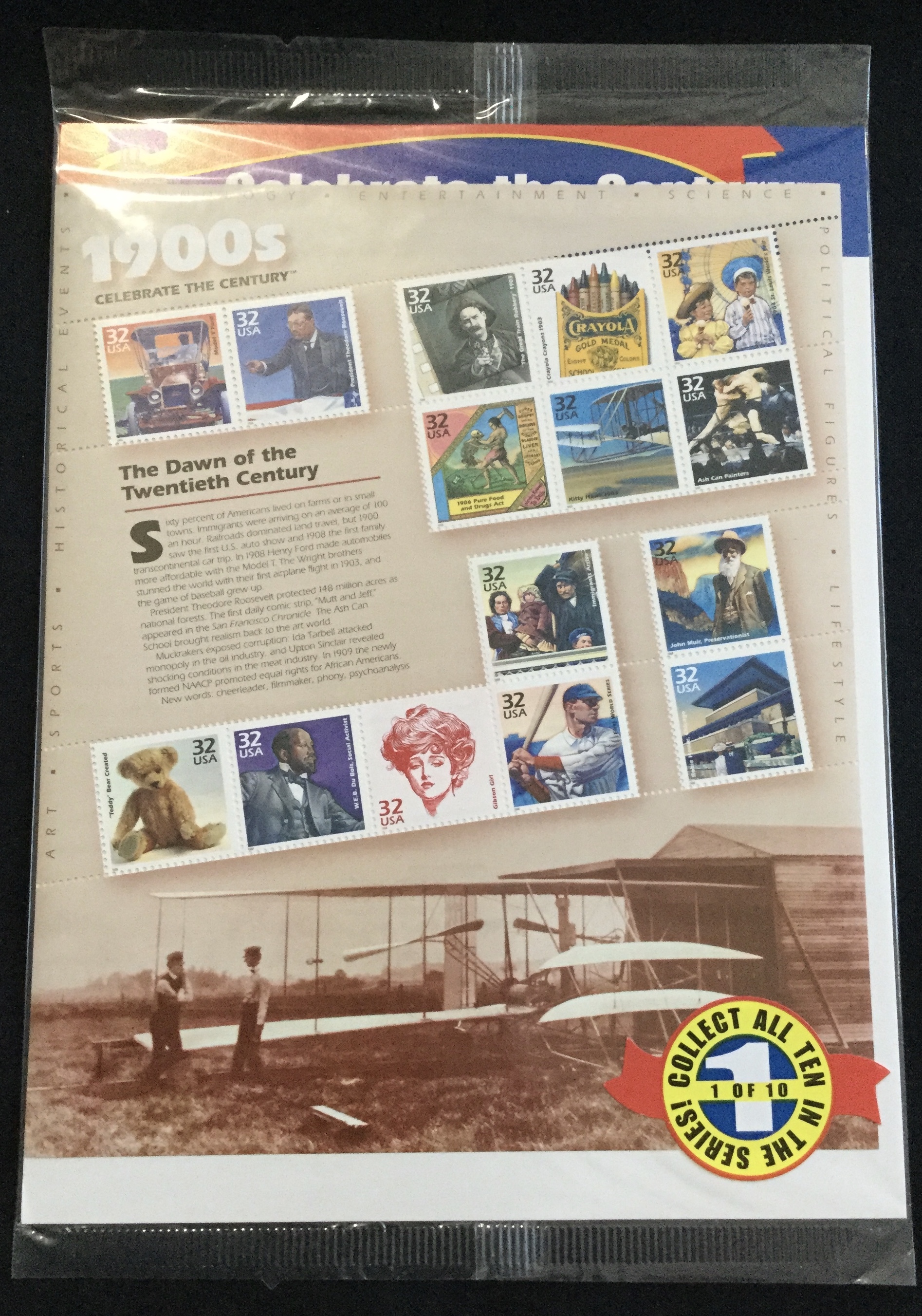 US #3182 MNH Sheet of 15 Celebrate the Century 1900’s SCV $10.00 L24 ...