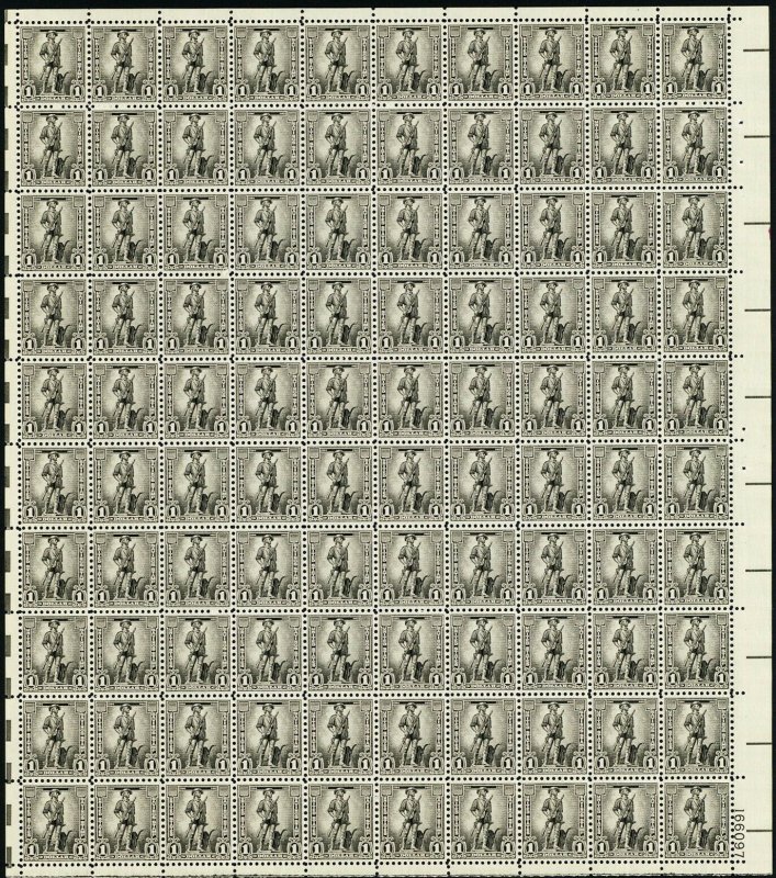 S4, VF NH Sheet of 100 $1 Savings Stamps VERY RARE! CV $2520. - Stuart ...
