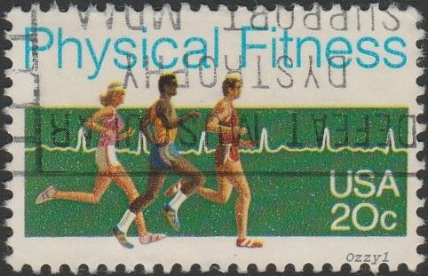 USA #2043 1983 20c Physical Fitness USED-Fine-NH. | United States ...
