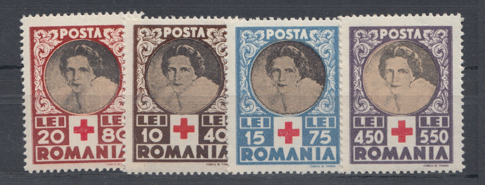 Romania 1945 STAMPS Red Cross WWII full set MH | Europe - Romania ...