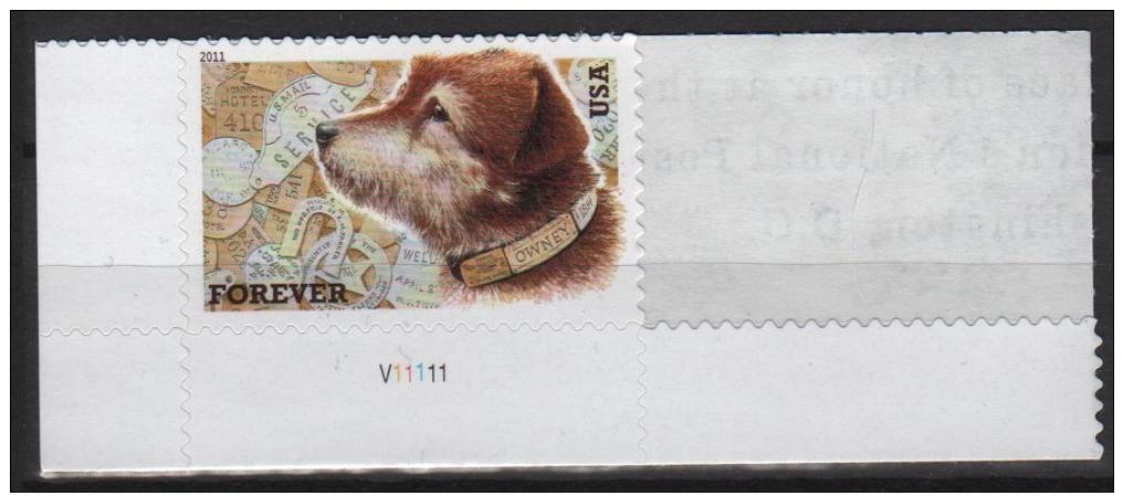 USA 2011 Scott 4547 MNH - (44c), Owney the Postal dog | United States ...