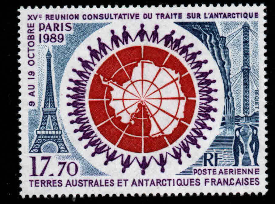 FSAT TAAF Scott C108 airmail stamp Map of Antarctica | Europe - France ...