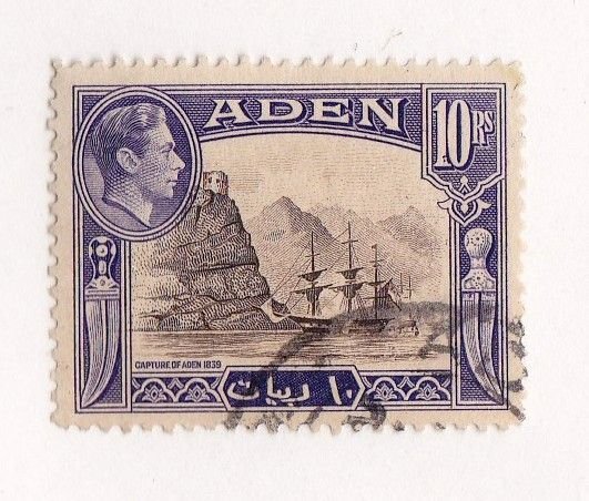 Aden stamp #27a, used | Middle East - Aden, General Issue Stamp / HipStamp