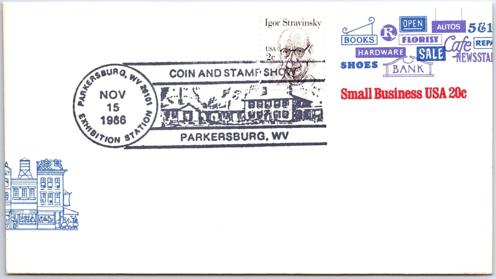 US Special Postmark Event Cover Coin & Stamp Show Parkersburg West ...