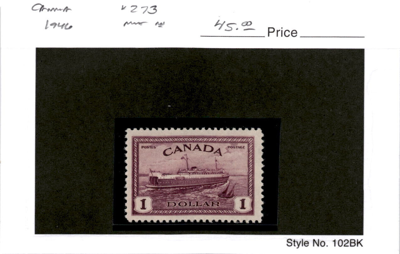 Canada, Postage Stamp, #273 Mint NH, 1946 Train Ferry (AB) | Canada ...