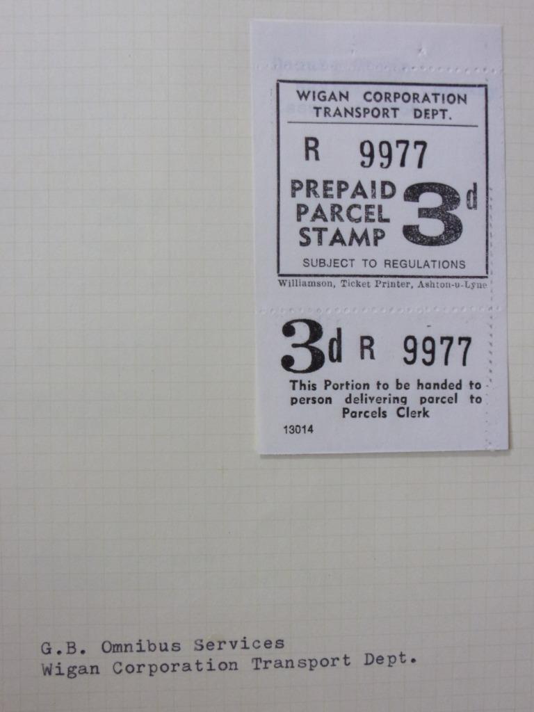 Collection of Omnibus Parcel Labels on Five Pages | Worldwide - Other ...