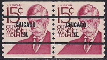 #1305EF 15 cent O. W. Holmes CP mint OG NH EGRADED VF-XF 85 | United ...