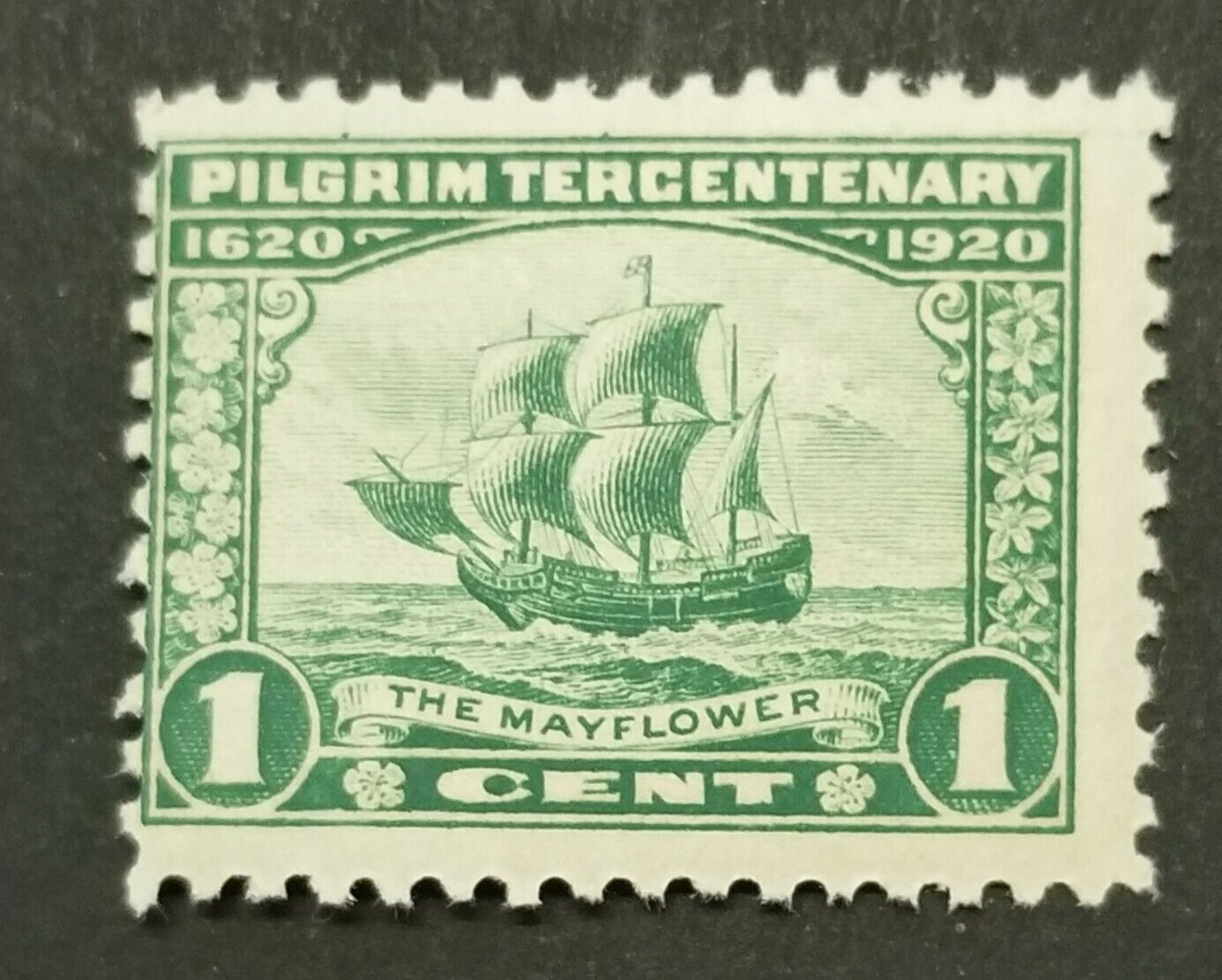 US Scott 548 Mayflower Boat Pilgrim Tercentenary Stamp MNH OG Mint ...