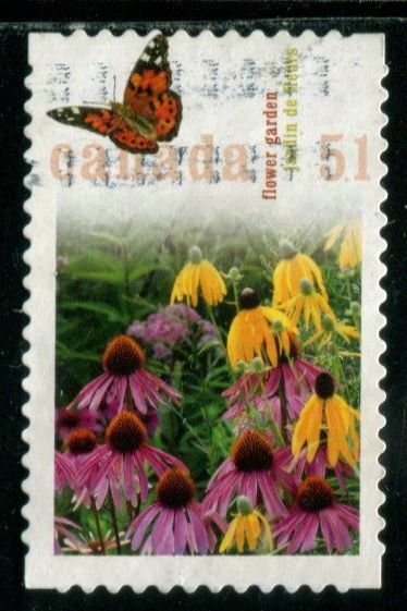2145b Canada 51c Flower Garden, used | Canada, General Issue Stamp ...