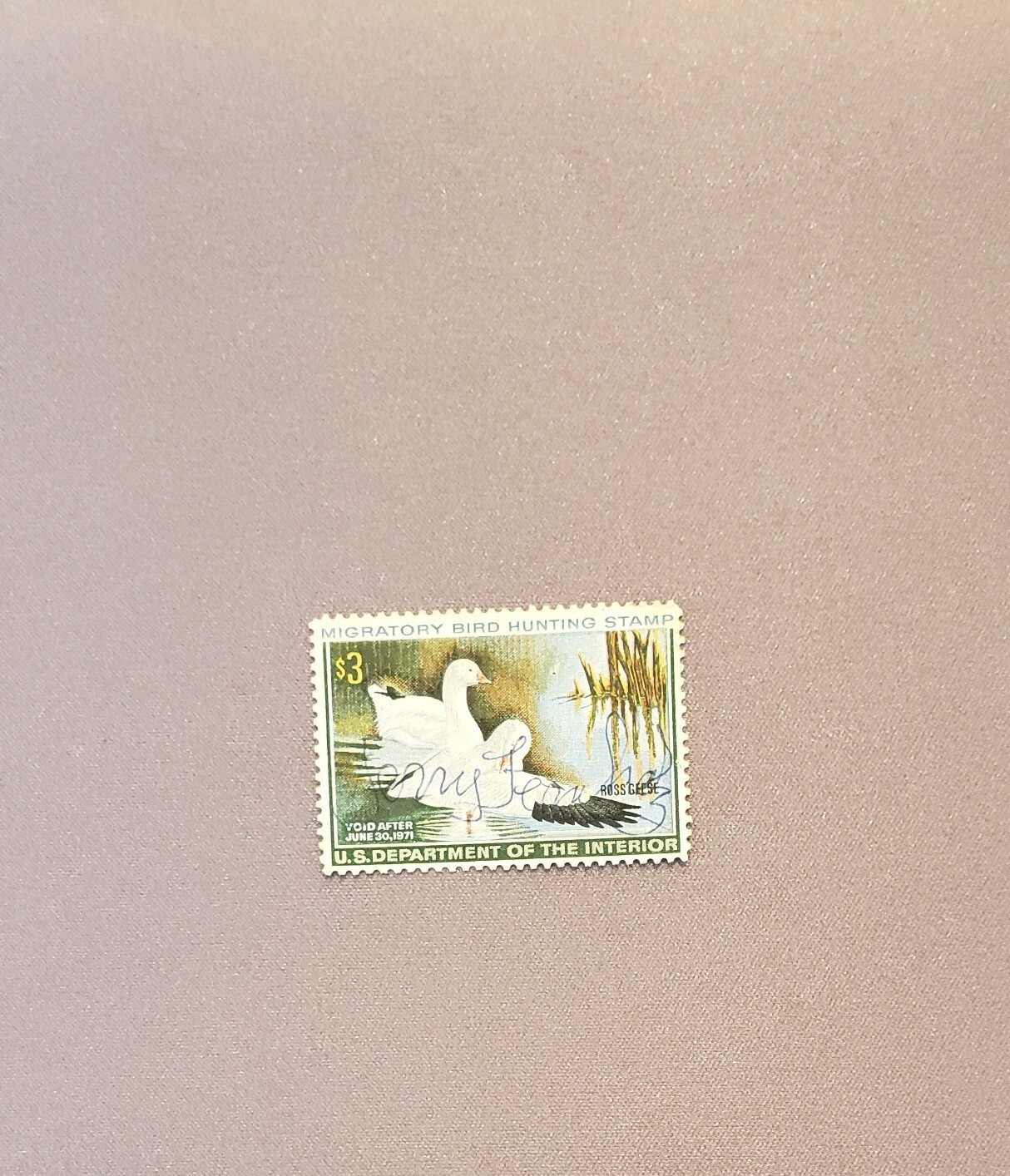 RW37, Ross' Geese, Used, CV $12.00 | United States, Duck Stamps ...