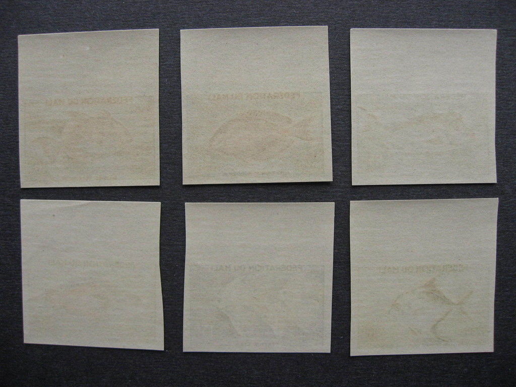 MALI fish Sc 2,3,4,5,7,8 MNH imperf nice stamps PLZ read description ...