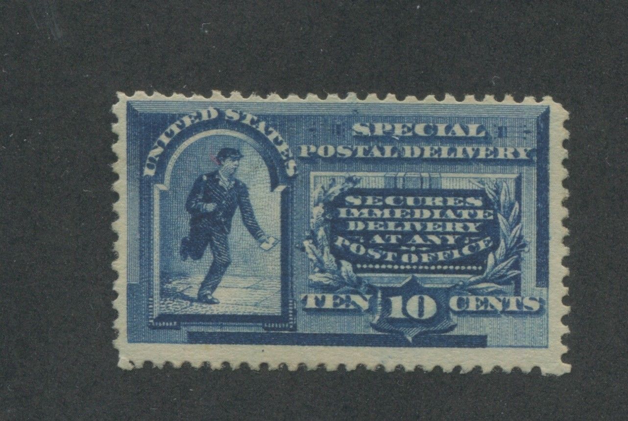 1888 US Special Deliver Stamp #E2 Mint Hinged Fine Disturbed Original ...