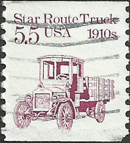 # 2125 Used Star Route Truck | United States, General Issue Stamp ...