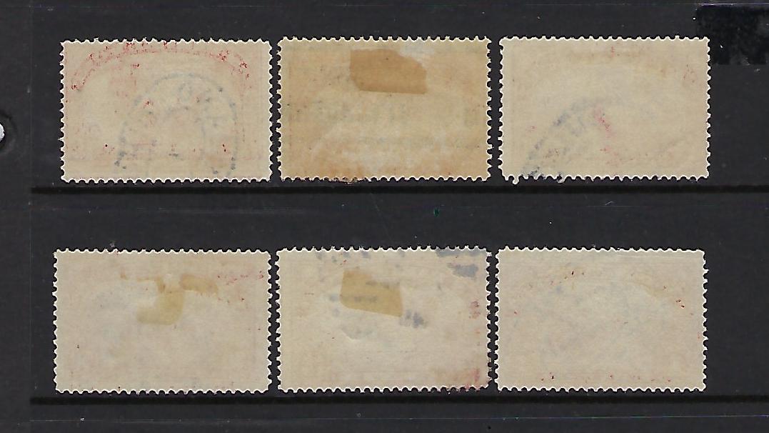 US #Q7-Q12 1913 Parcel Post Stamps 15c-$1 Used | United States, Parcel ...