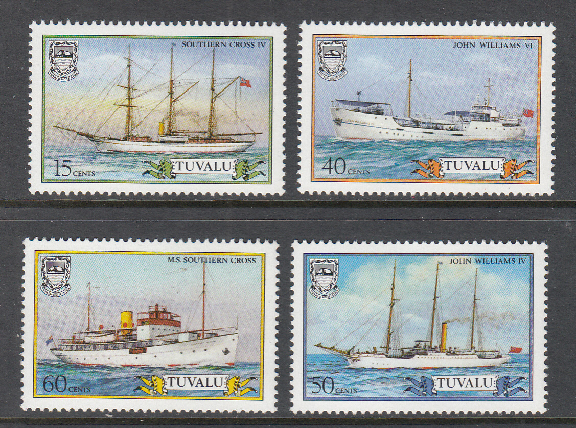 Tuvalu 410-413 Ships MNH VF | Australia & Oceania - Tuvalu, General ...