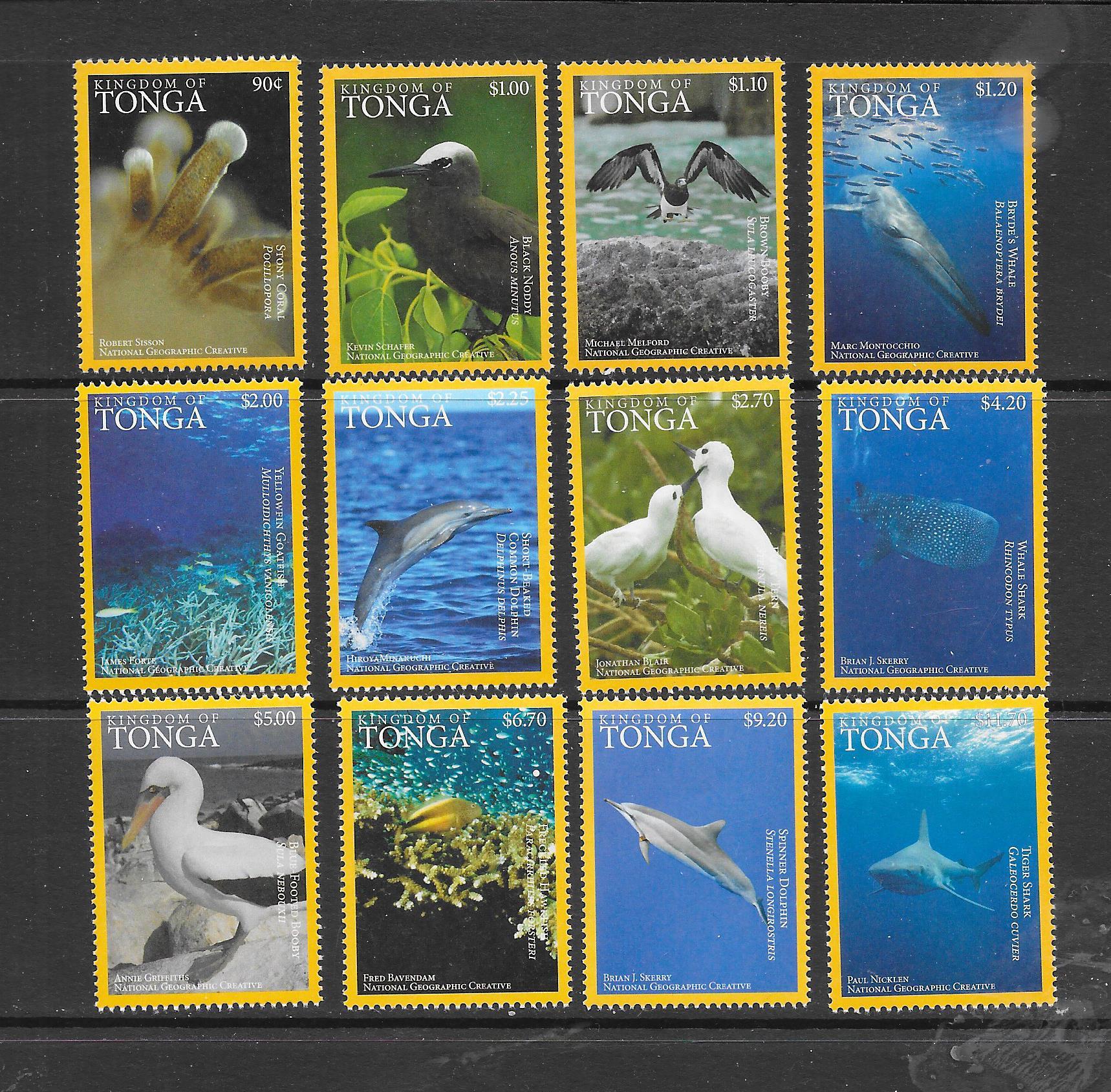 Birds - Tonga #1300-11 MNH | Australia & Oceania - Tonga, General Issue ...