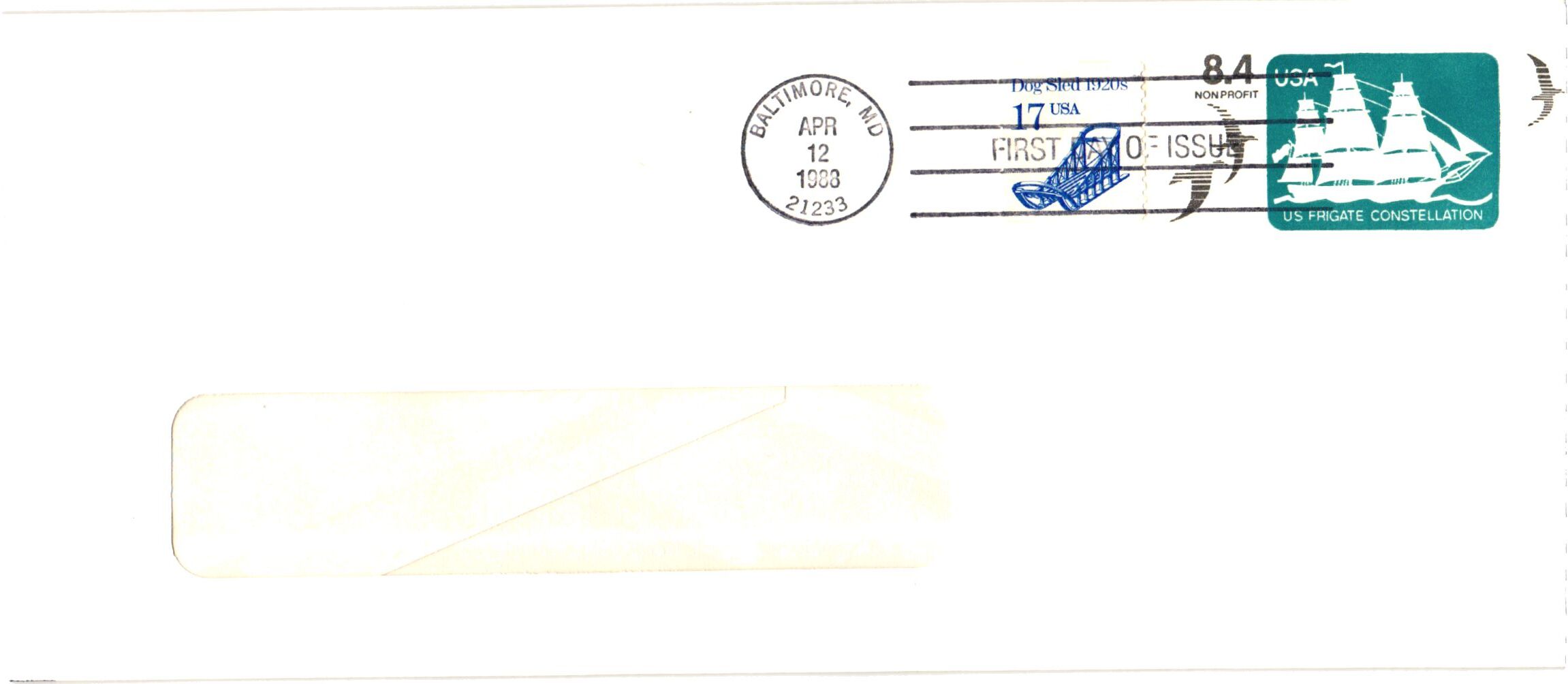 #U612 Constitution Stamped Envelope - No Cachet | United States, Postal ...