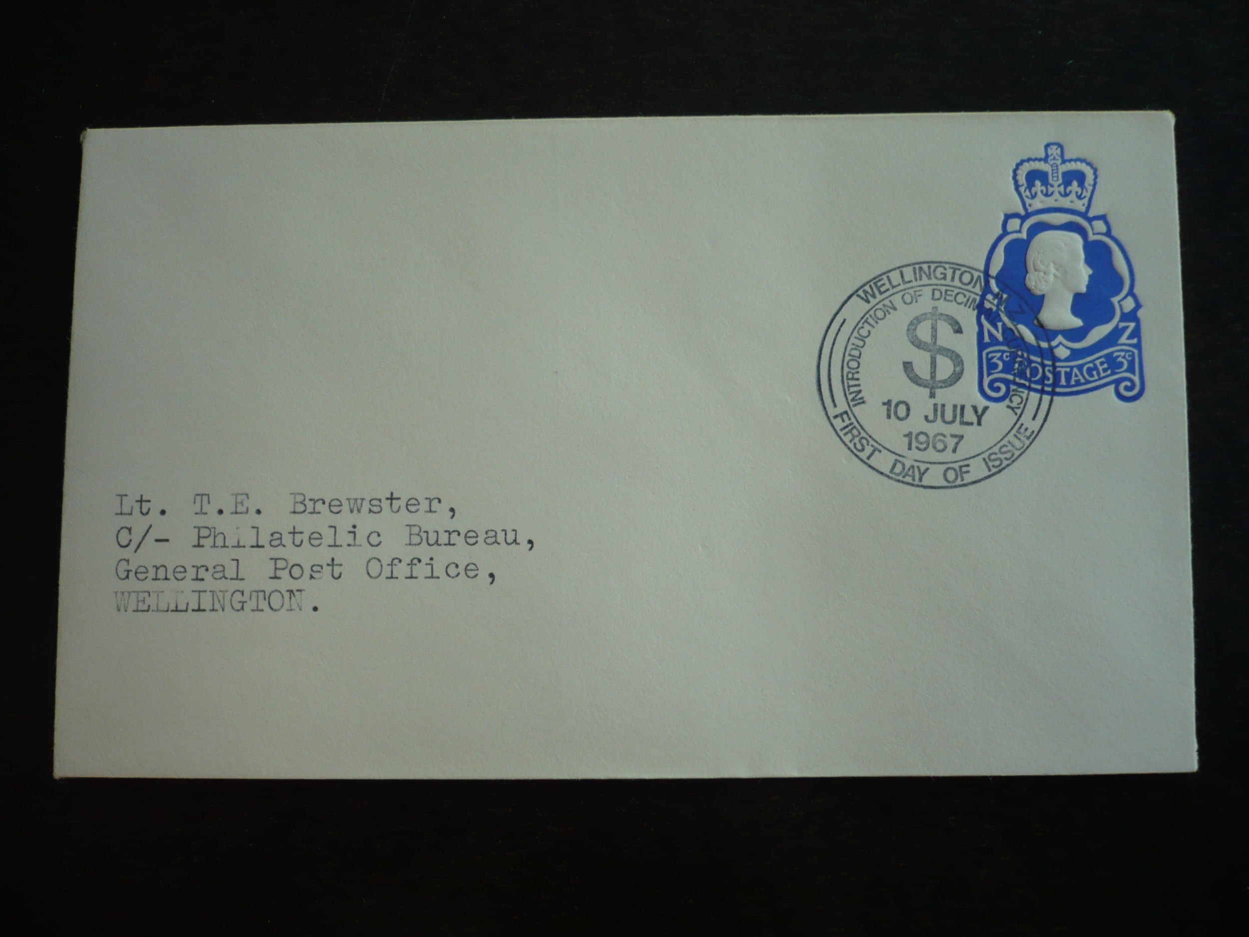Postal History - New Zealand - Inland Letter Card 3c. - First Day Cover ...