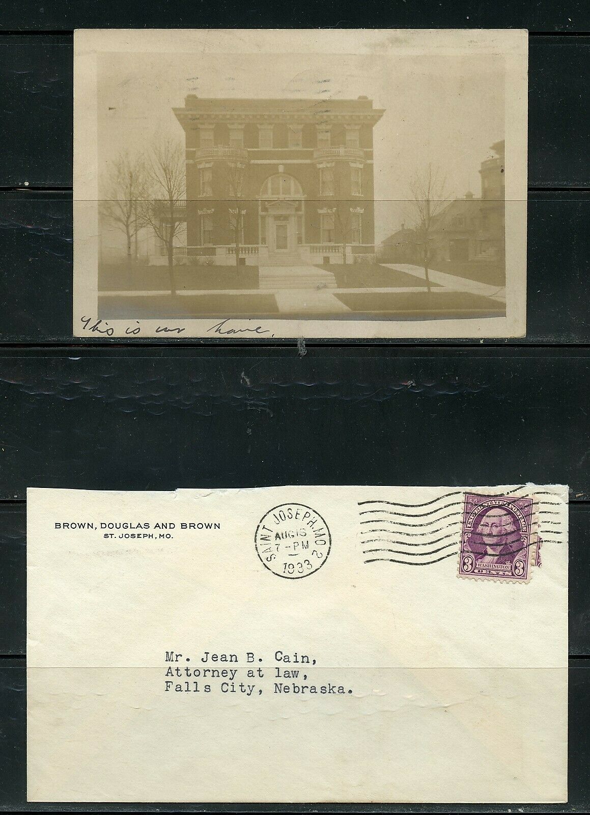 US Postal History of State of Missouri LOT of 24 Covers 184-1960 as ...