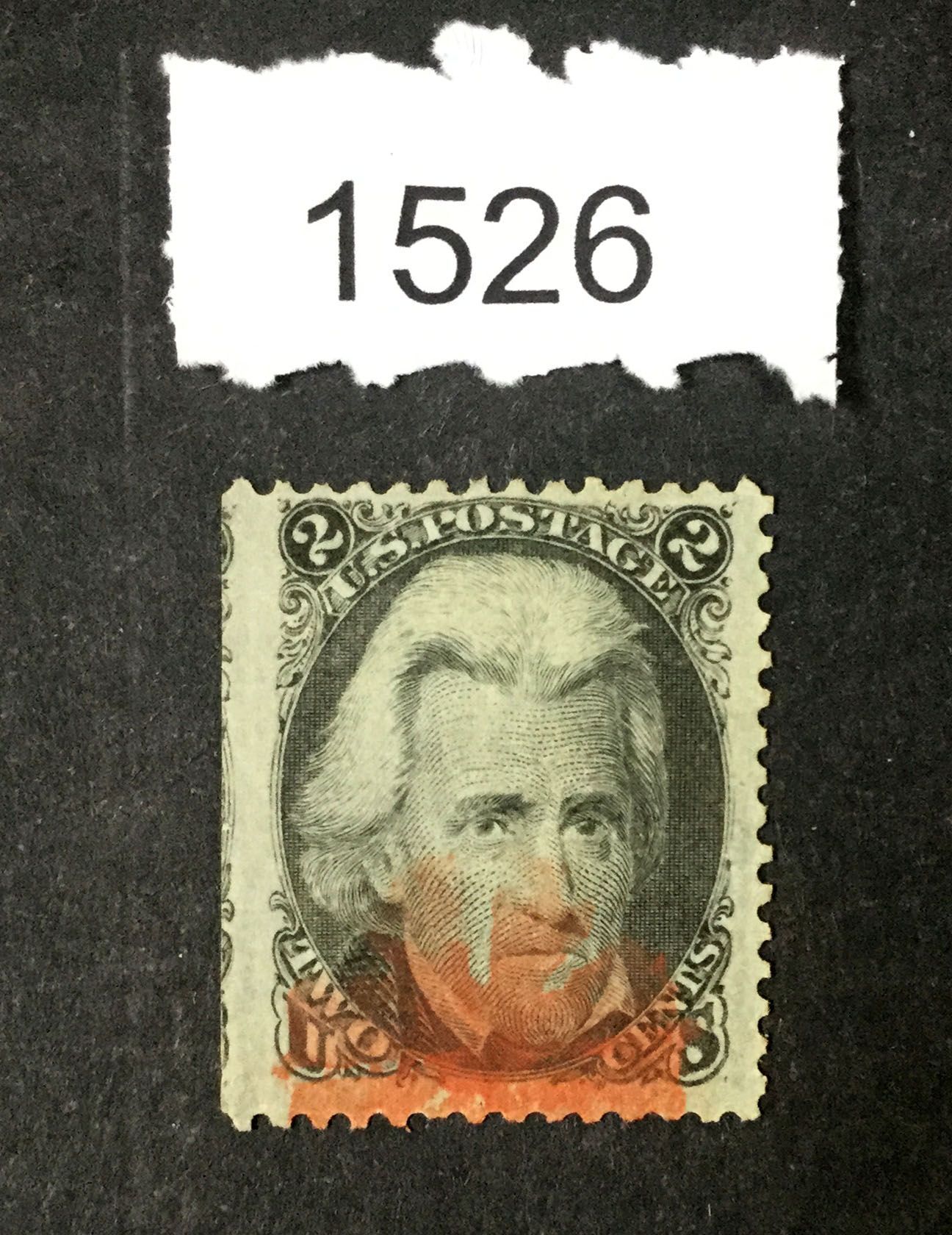 US Stamps #73 Used RED Cancel LOT #1526 | United States, General Issue ...