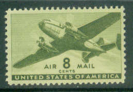 C26 8c Transport Plane Fine MNH | United States, Air Mail Stamp / HipStamp
