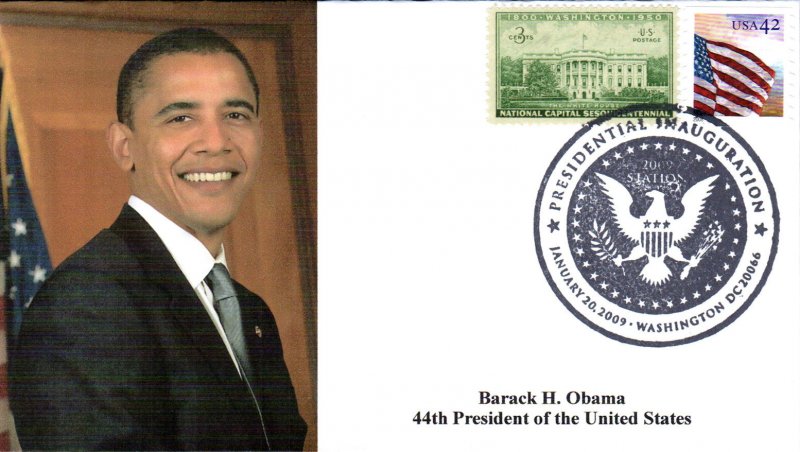 Barack H. Obama 2009 S & T Inauguration Cover | United States, Stamp ...
