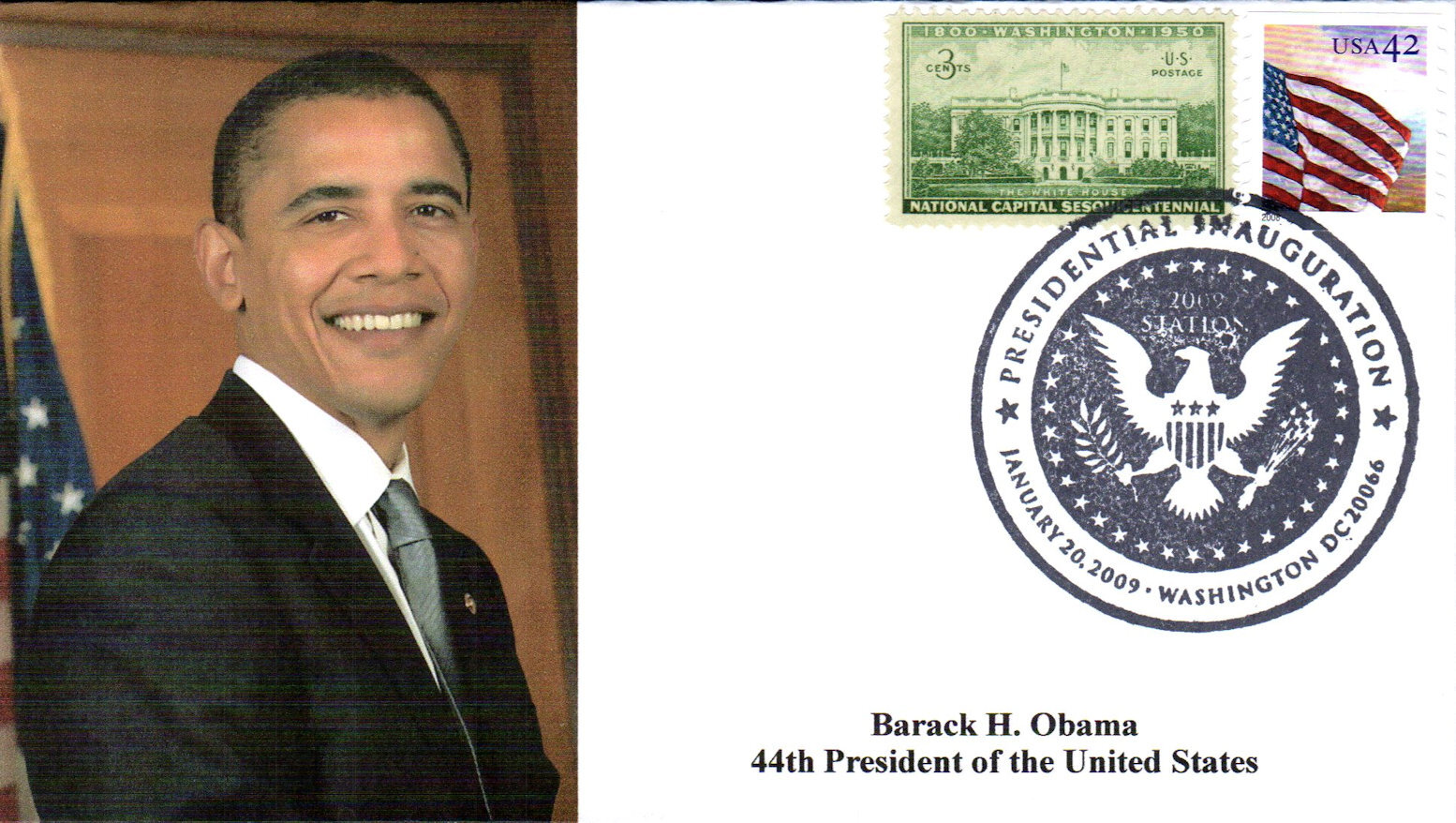 Barack H. Obama 2009 S & T Inauguration Cover | United States, Stamp ...