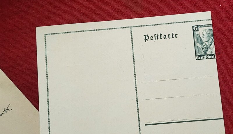 WW2 WWII German Third Reich Nazi Cover Adolf Hitler birthday Cancel ...