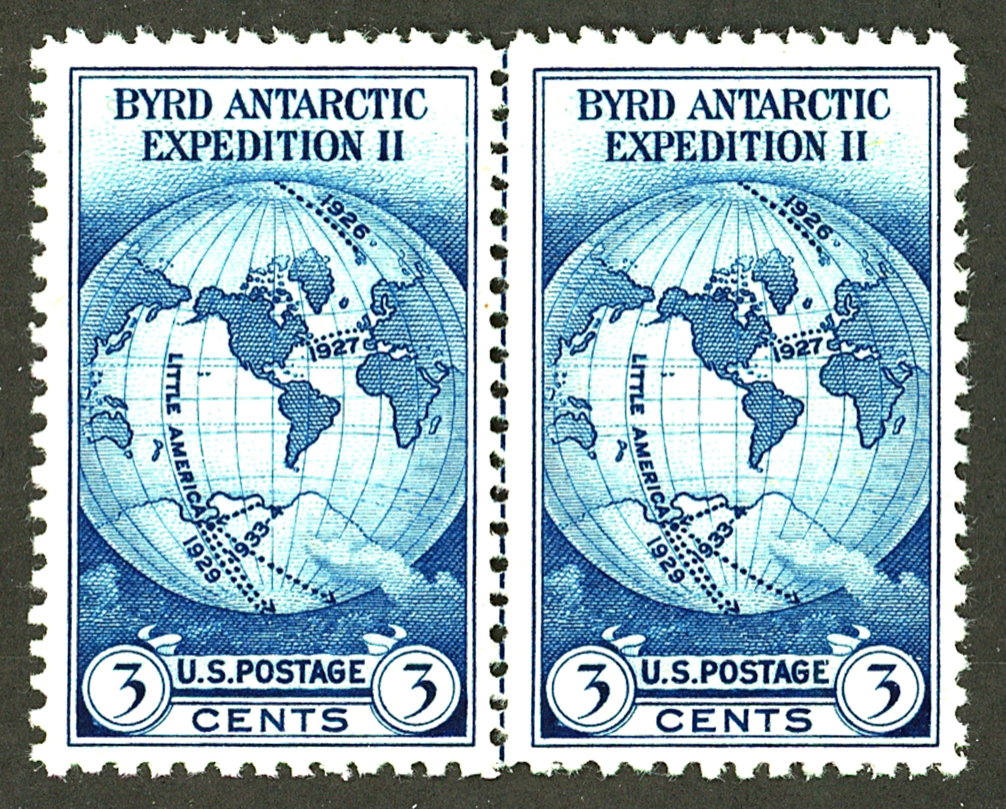 U.S. #753 Mint Pair Vert Line Ngai | United States, General Issue Stamp ...