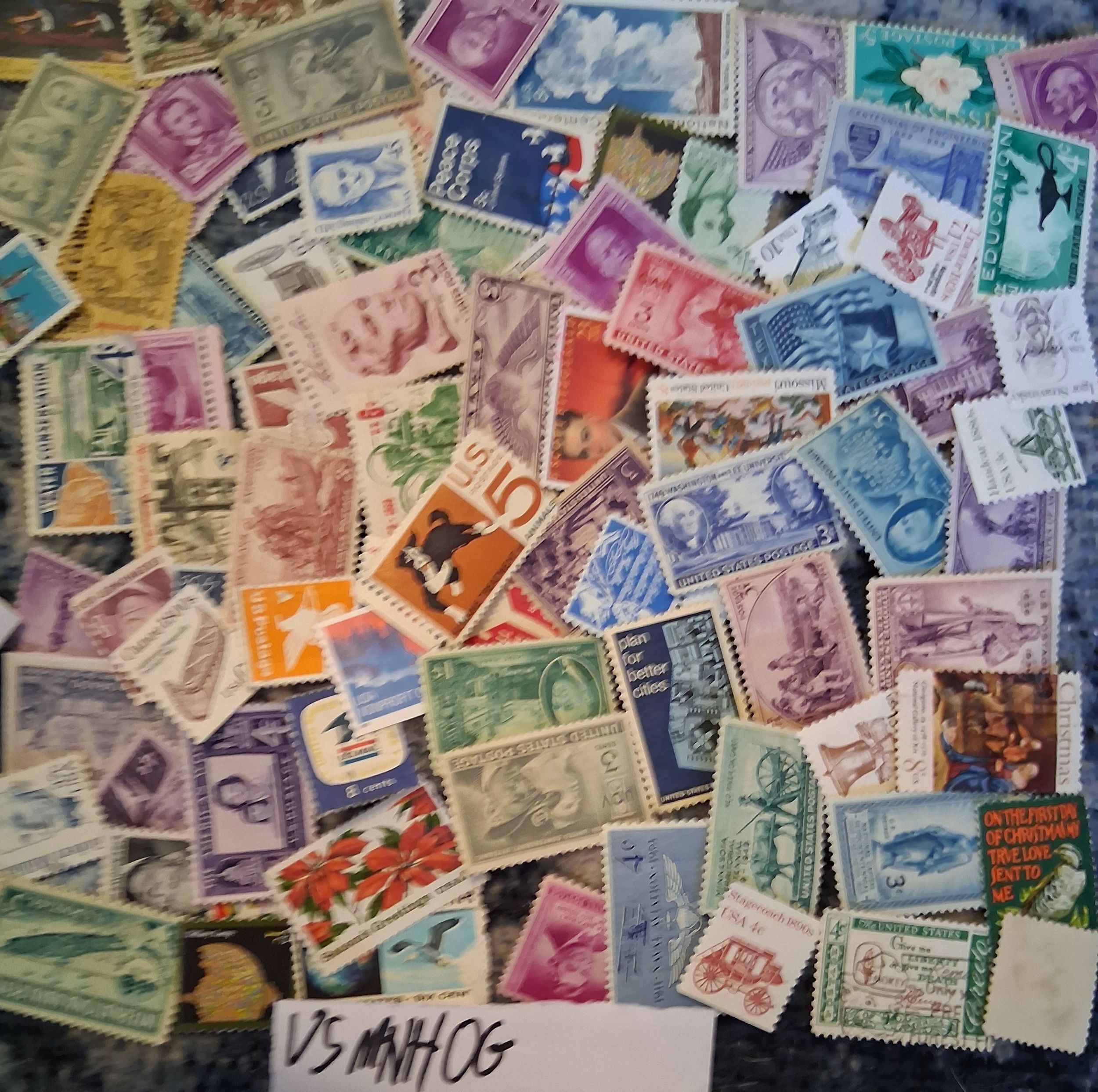 25 US Different Stamps MNH Mint Unused Mint MNH OG Lot Vintage ...