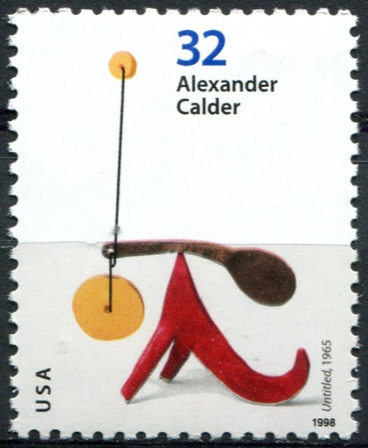 United States Sc#3199 MNH, 32c multi, Alexander Calder Issue (1998 ...