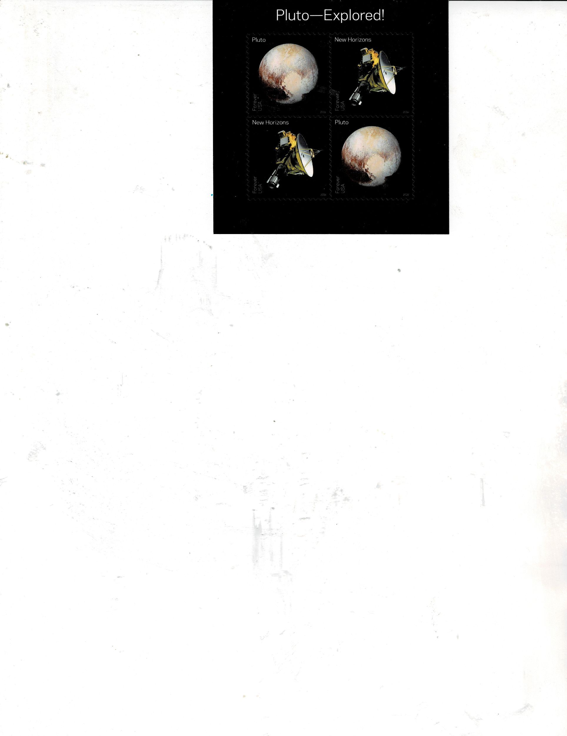 Pluto Explored Forever US Postage Sheet #5077-78 VF MNH | United States ...