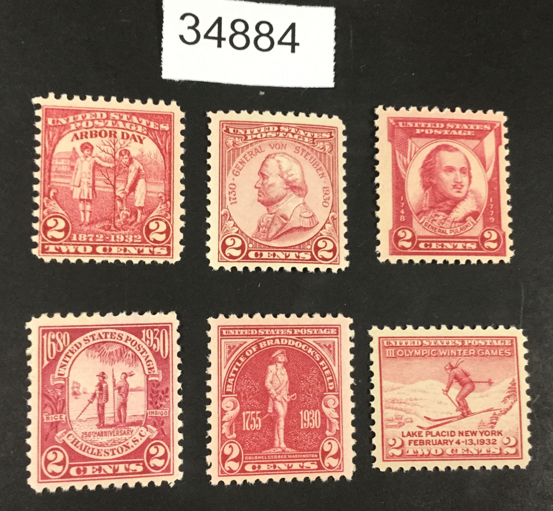 US Stamps #2C Reds Mint OG H LOT #34884 | United States, General Issue ...