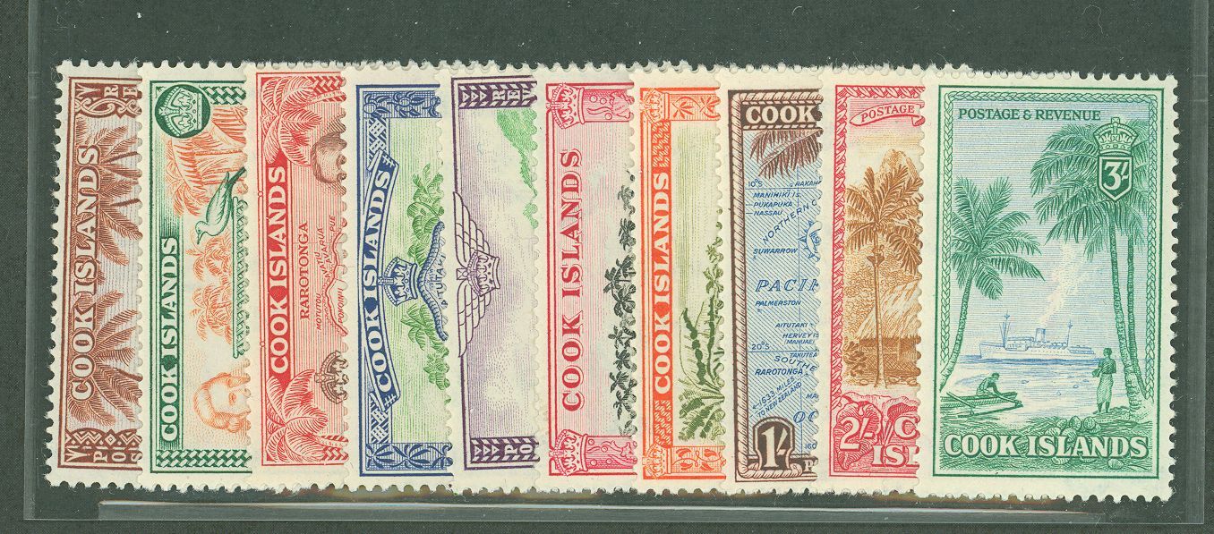 Cook Islands #131-140 Single (Complete Set) | Australia & Oceania ...