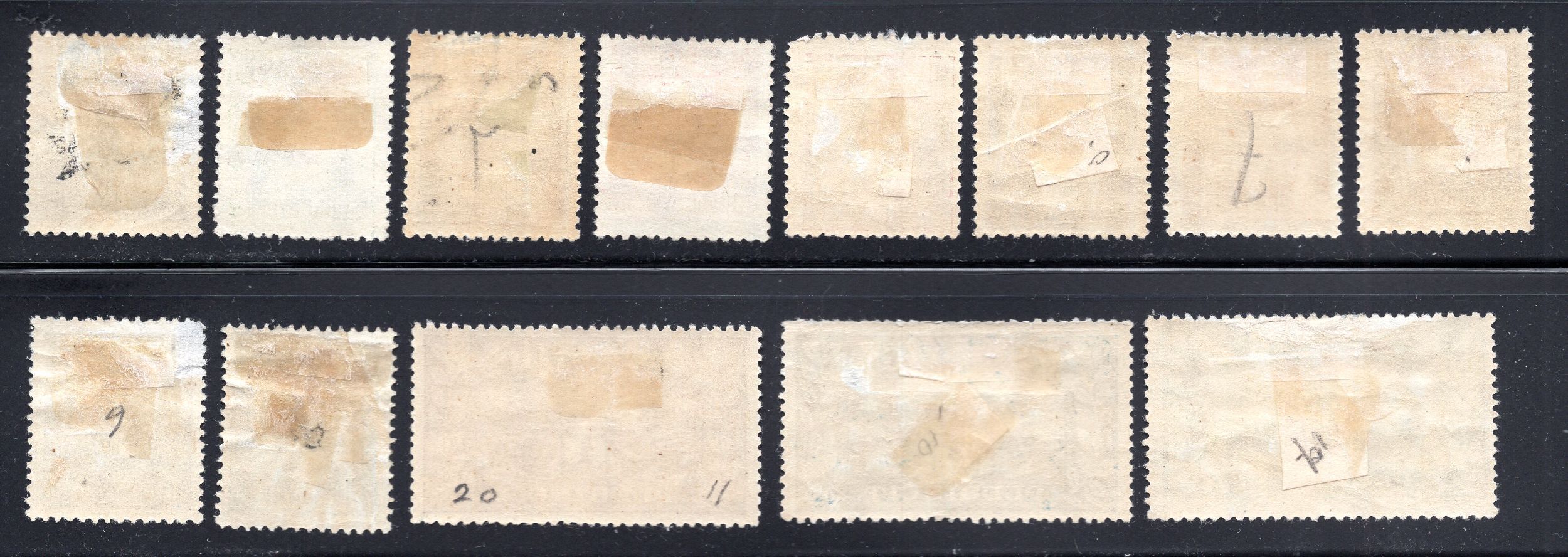 Schleswig 1920 Short Set of 13 Plebiscite Issue, 2 1/2pf to 5m, Scott 1 ...
