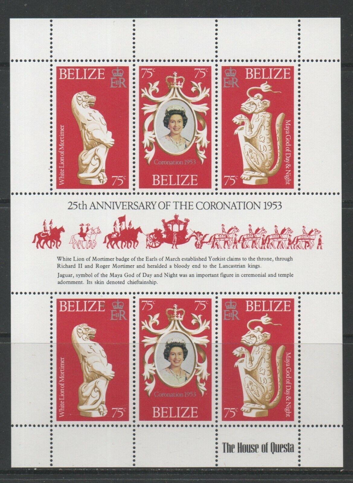 Thematic Stamps - Belize - Royalty - Choose from dropdown menu ...