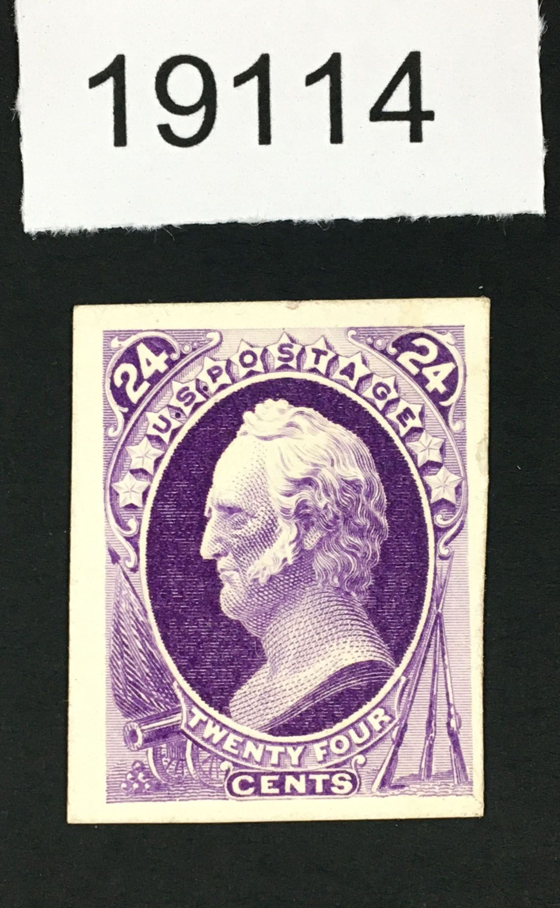 US Stamps # 164p4 Proof on Card VF+ LOT #19114 | United States, Back of ...
