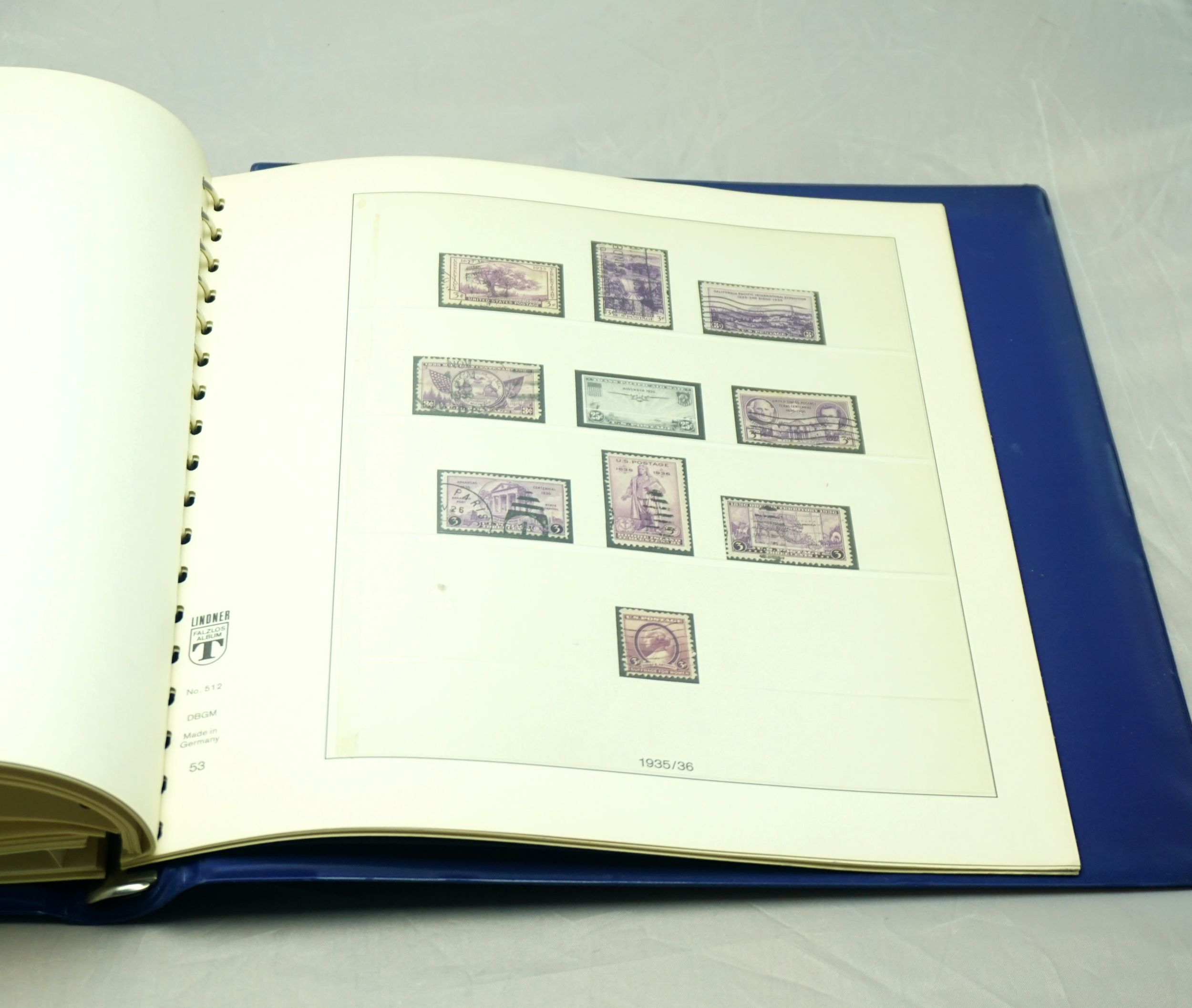 Lindner USA Postage Stamp Booklet Collection in 10 Hingeless Albums up ...