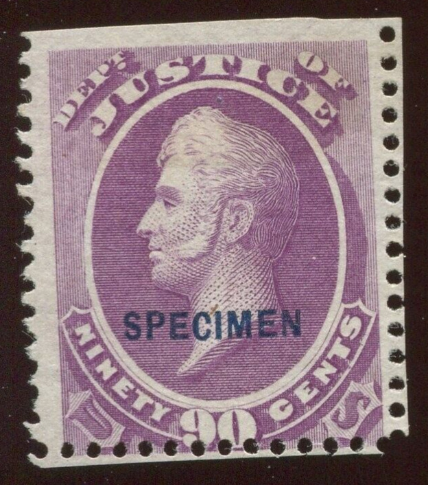 O34S Justice Dept Official Specimen Special Printing Stamp BX4676 ...
