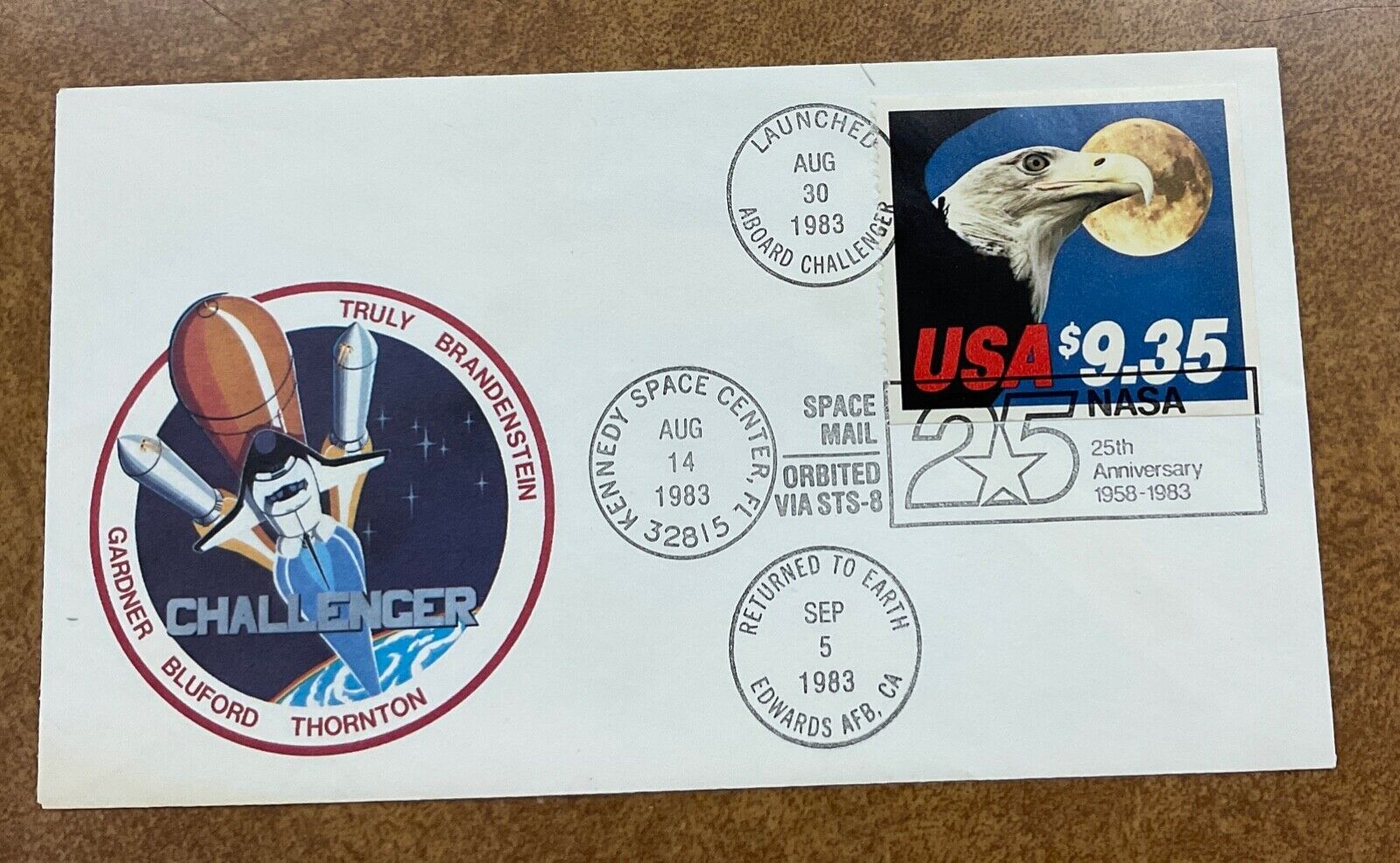 Space Shuttle Challenger Flown Cover in Folder--Scott #1909 Express ...