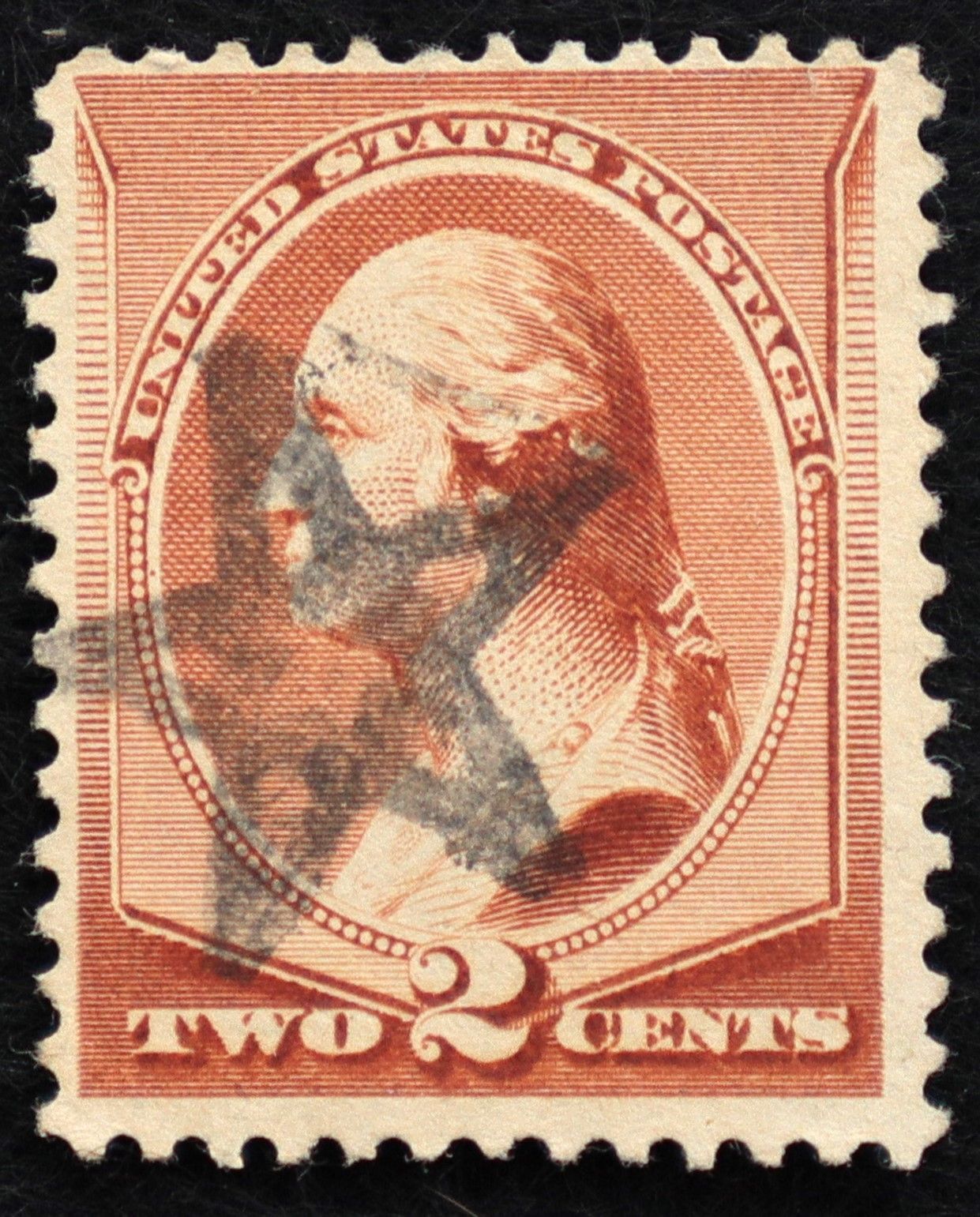 U.S. Used Stamp Scott #210 2c Washington Five-Pointed Star Fancy Cancel ...