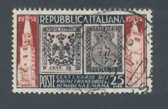 Italy 1952 Scott 602 used -1st stamp of Modena & Parma | Europe - Italy ...