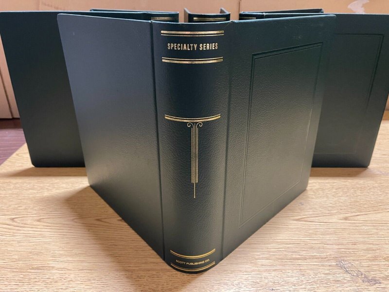 New Scott 2-Post Specialty Stamp Album Binder Large 250 Page 12"x10"x3 ...