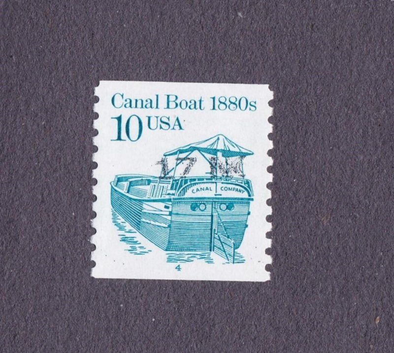 Used PNC1 10c Canal Boat 4 Overall Tag US 2257a | United States ...