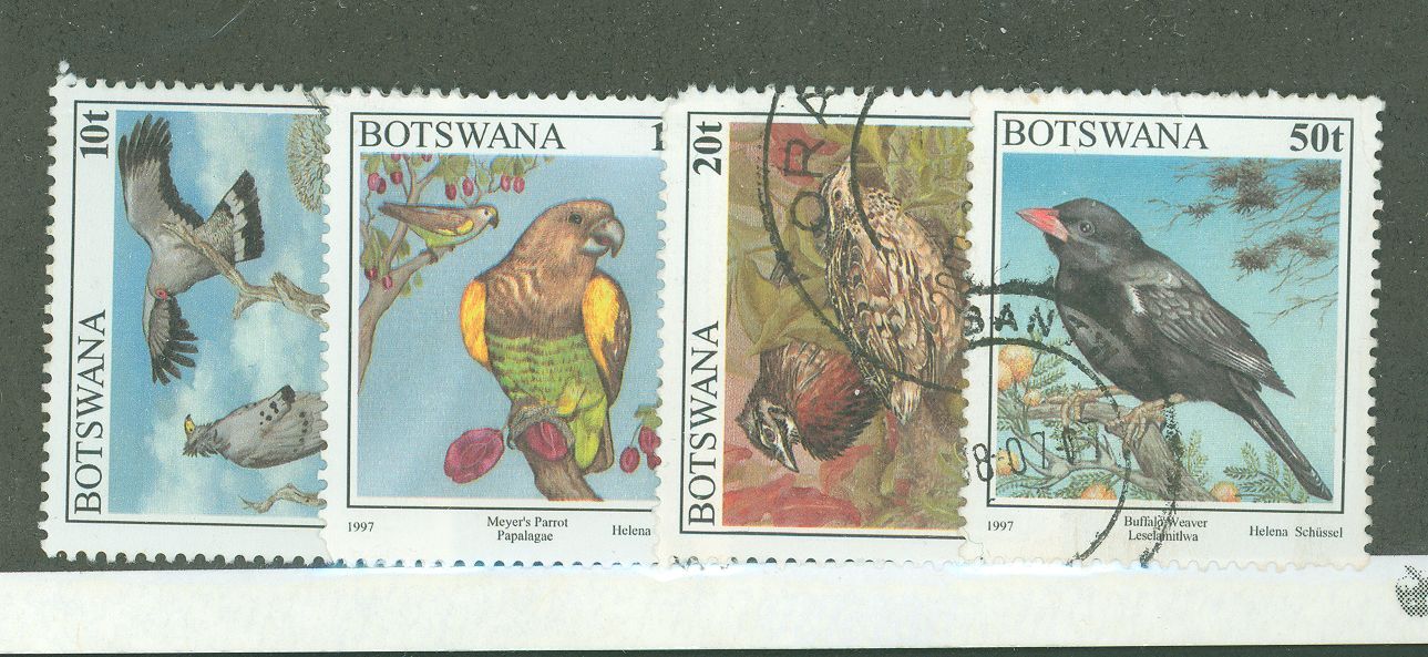 Botswana #621-623/627 Multiple | Africa - Botswana, General Issue Stamp ...
