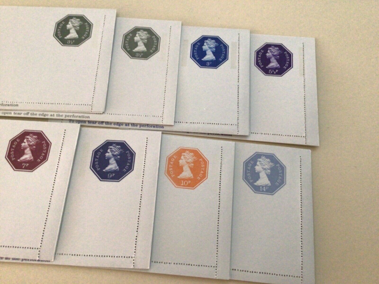 GB Stationery Letter card 8 mint unused postal letter cards A10776 ...