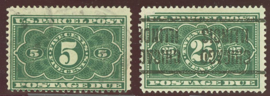 United States #JQ3/JQ5 Multiple | United States, Postage Due - Parcel ...